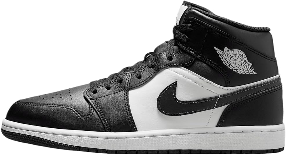 Amazon.com | Air Jordan 1 Mid Men's Shoes (DQ8426-010, Black/Summit ...