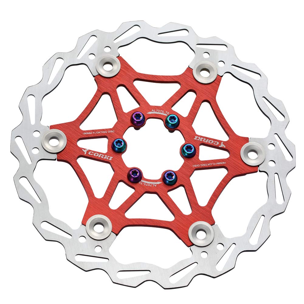 Snapklik.com : Corki Titanium Bike Screw M5 X 10mm Bicycle Disc Brakes ...