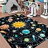 Amazon.com: Outer Space Rugs Educational Learning Large Size Solar ...