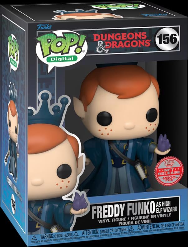 Amazon.com: Funko POP! Digital Freddy as High Elf Wizard NFT Exclusive ...