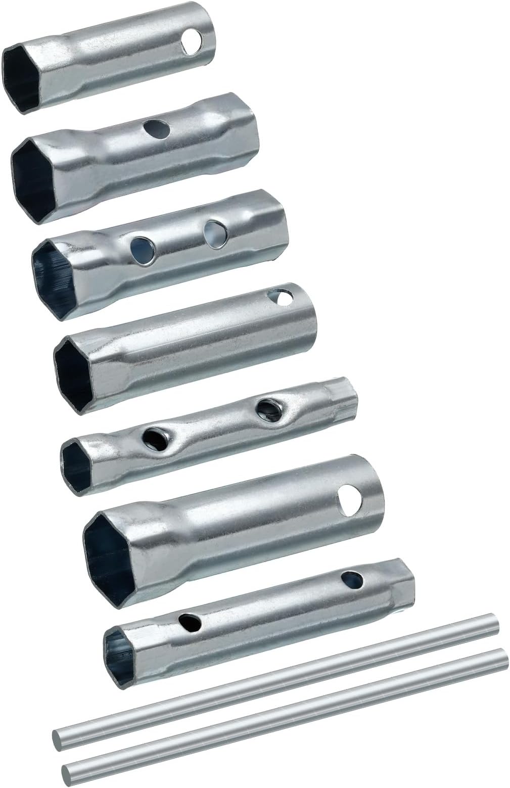 sourcing map 7 Pcs Ignition Spark Plug Spanner Set Dual-Ended Wrench ...