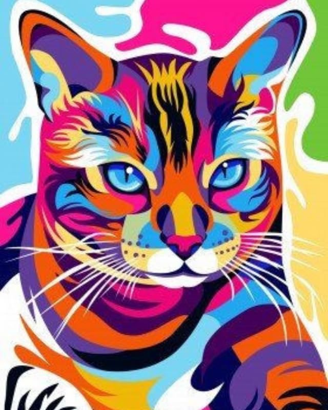 Poster of Cute Cat Posters for Room Wall Decortation, Size - 12 X 18 ...