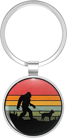 1080 Graphics Bigfoot Walking Carolina Dog Vintage Retro Funny ...