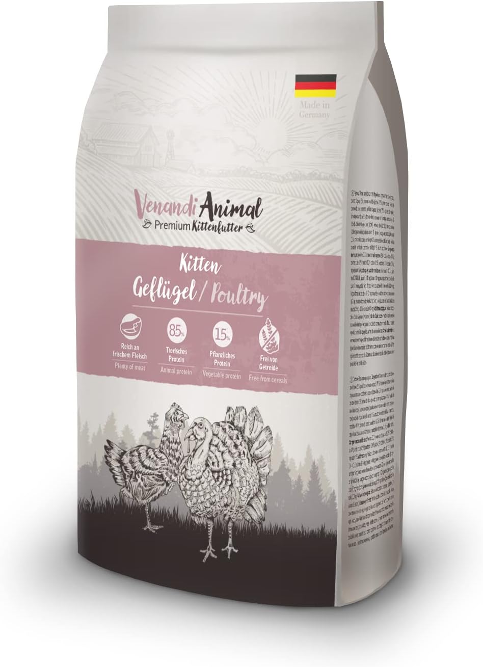 Venandi Animal – Premium Katzenfutter – Huhn, mit viel frischem ...