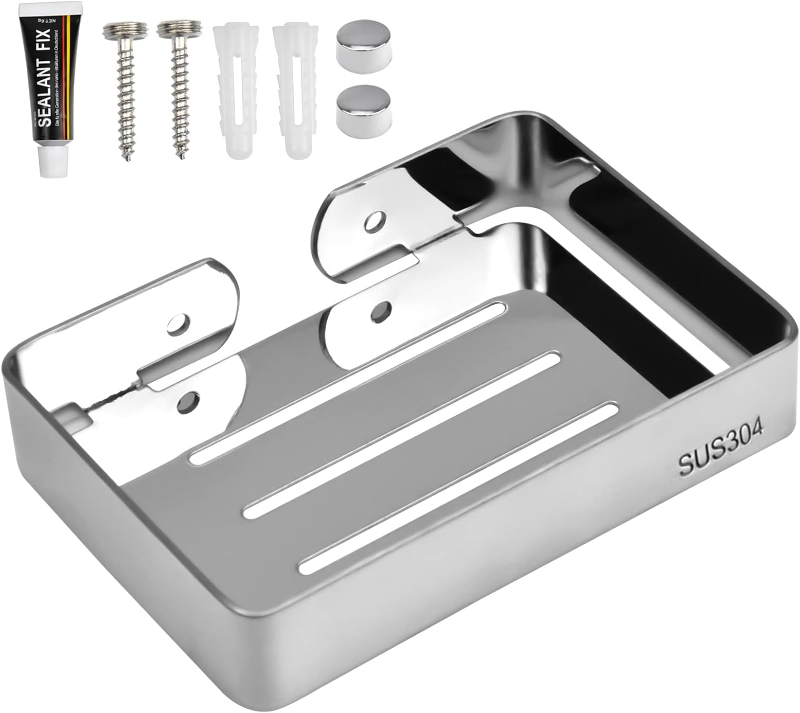 hootecheu Porte Savon Mural en INOX Panier de Douche Idéal pour Savon ...