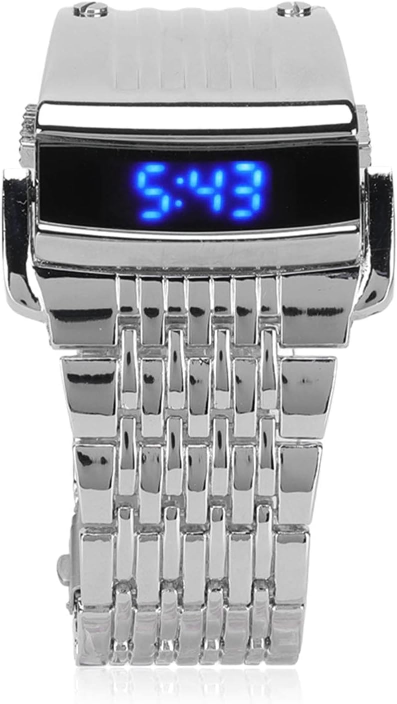 Cyrank Digital Watch, Men's Retro Digital Watch Fashion Minimalist ...