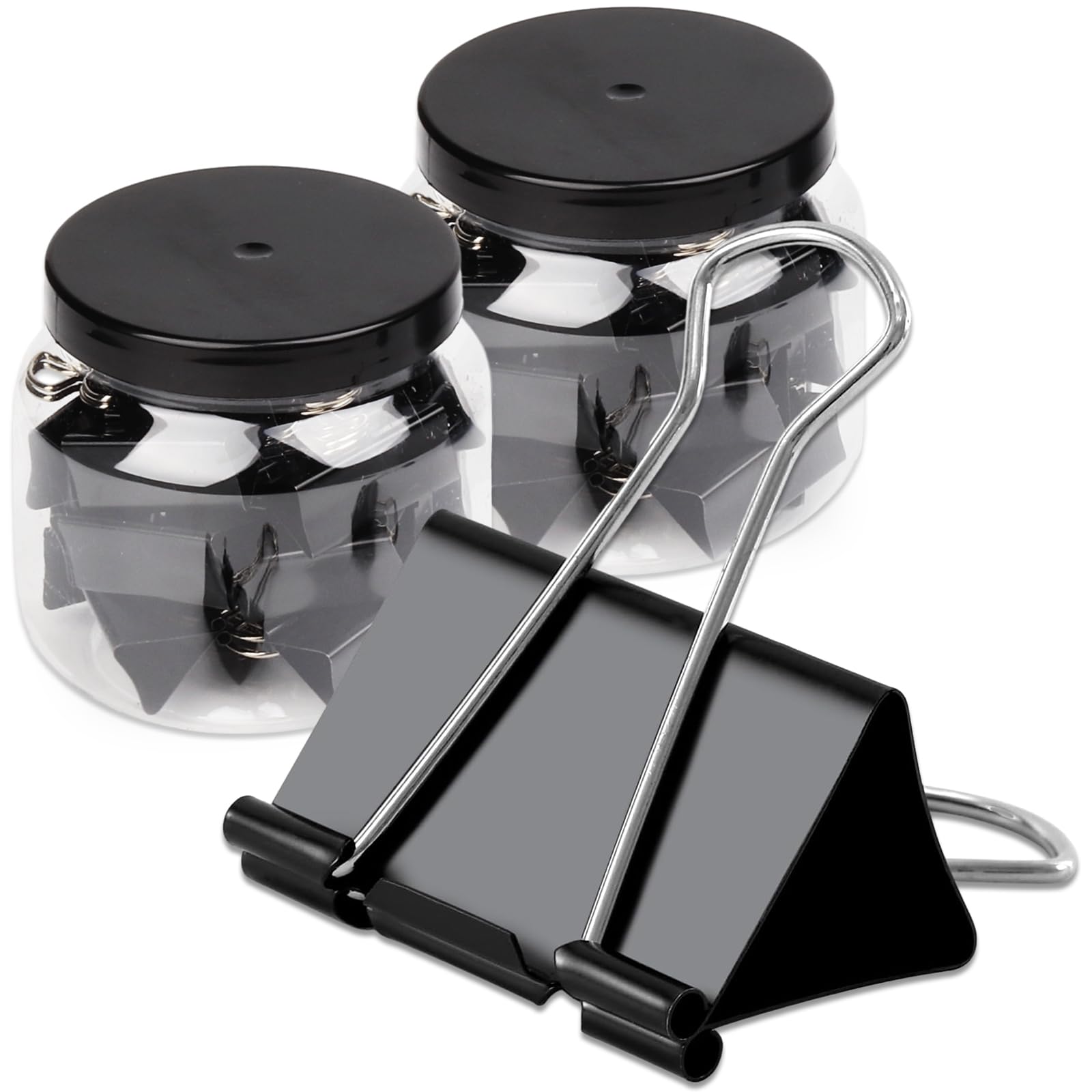 Amazon.com : Extra Large Binder Clips Standard 2 inch Length, 1 inch ...