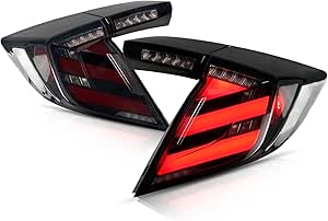 Amazon.co.jp: テールランプ に適合する Civic Hatchback FK7 FK8 FK4 TYPE-R 2016-2021Brake シグナルライト 車のテールライト 車の ...