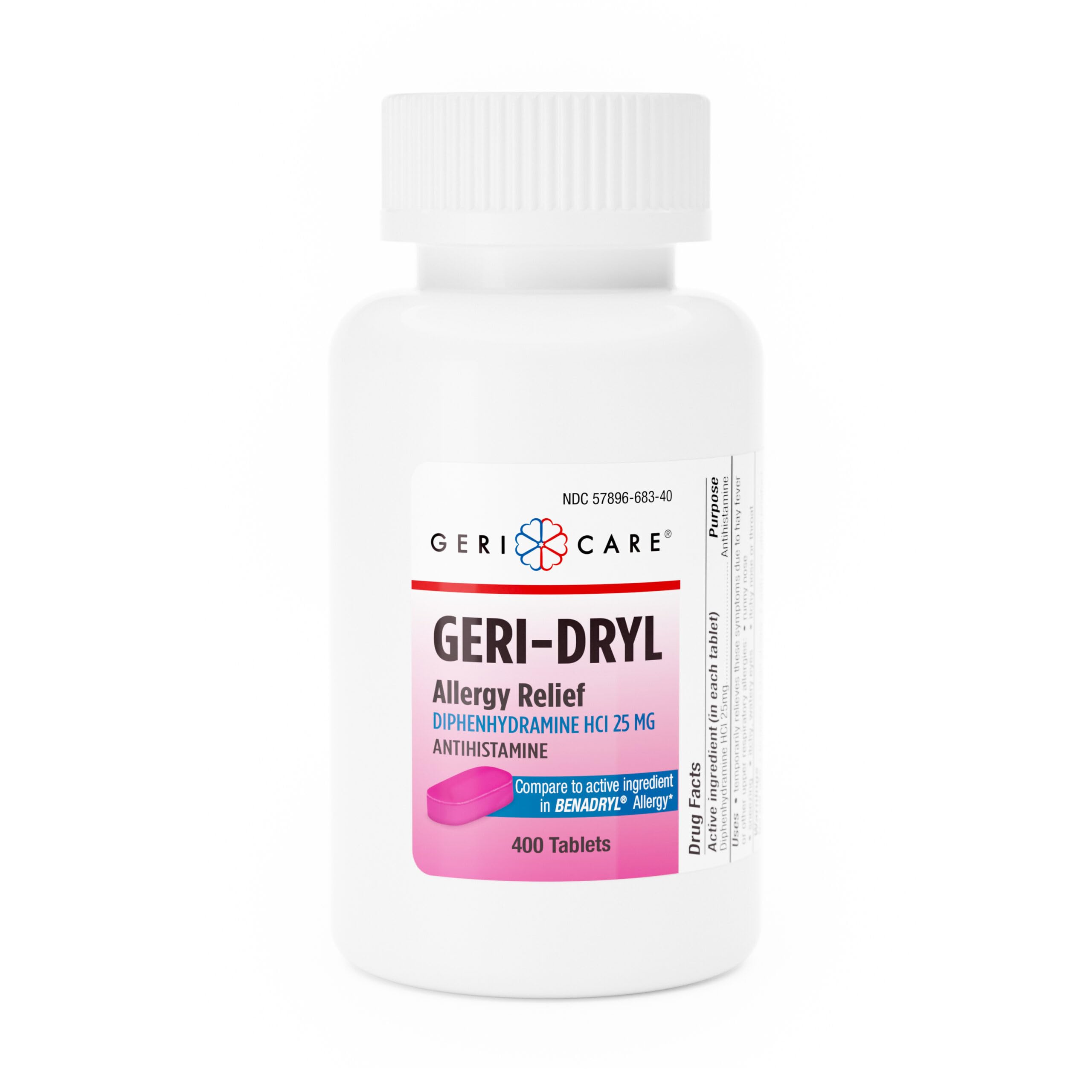 Amazon.com: GeriCare Geri-Dryl Diphenhydramine HCl 25mg, Allergy Relief ...