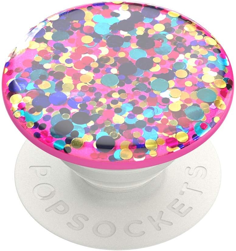 Amazon.com: Rose Flower Cell Phone Button Pop Up Holder Pink Butterfly ...