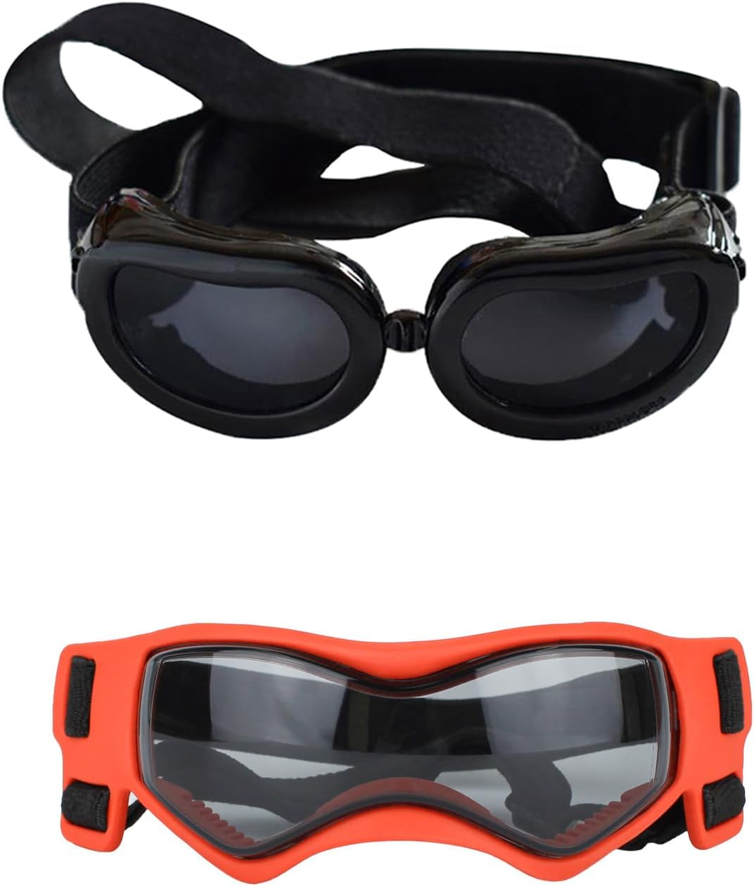 Amazon.com : Enjoying Bundle with Black & Orange Doggy Goggles for ...