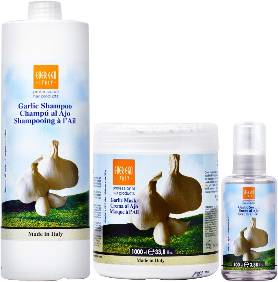 Amazon.com : Ever Ego Semi De Lino Shampoo 33.8oz + Conditioner 33.8oz ...