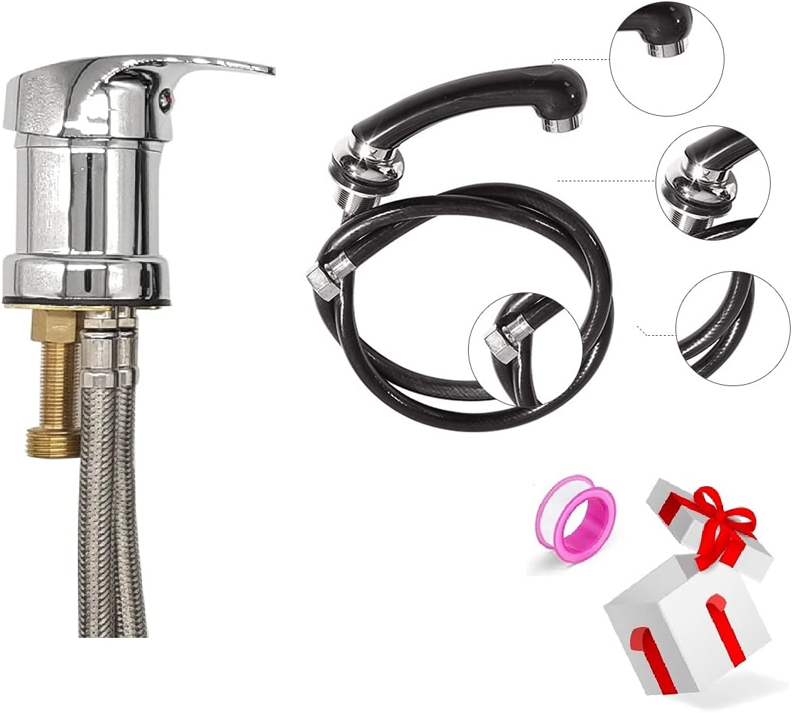 Weirun Basin Faucet Tap Shower Head Wash Hair Tap Mixing Valve for ...