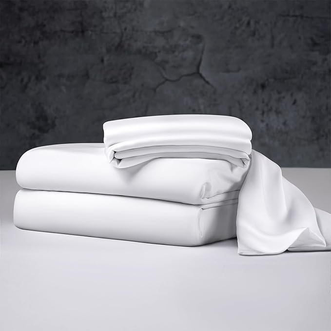 Amazon.com: LIANLAM 100% Cooling Tencel Sheet Set King Size Bed Sheets ...