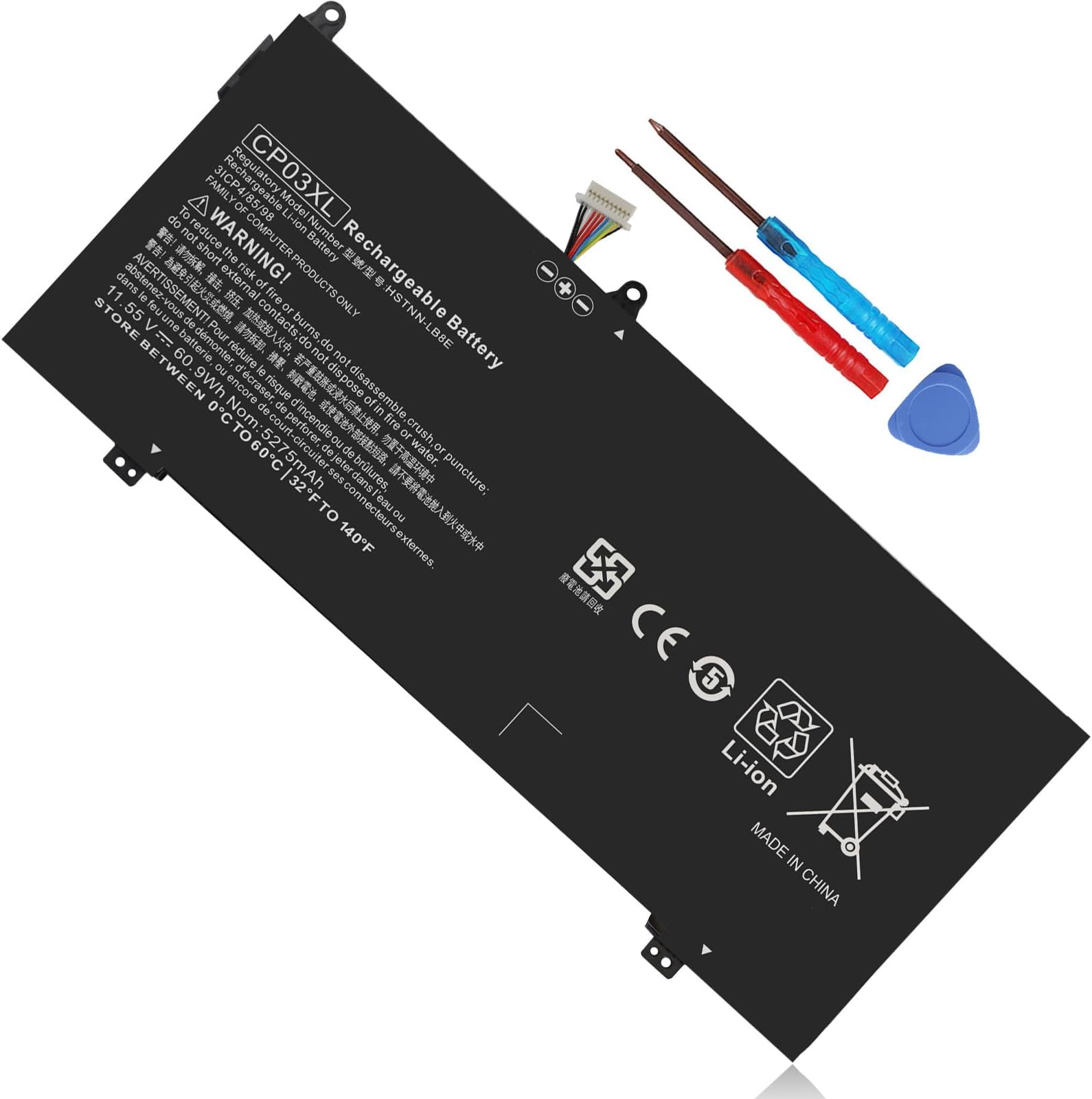 Amazon.com: Emanjor CP03XL Laptop Battery for HP Spectre X360 ...