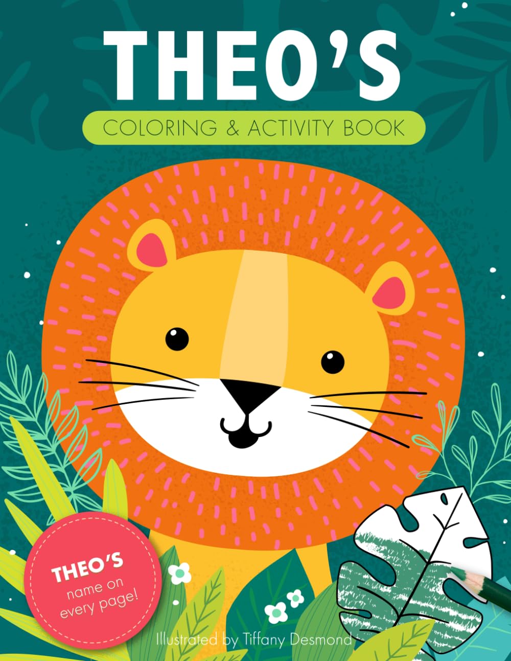 Buy Theo's Coloring & Activity Book: A Custom Gift For Theo - His Name ...