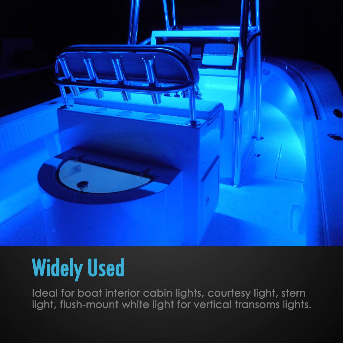 Snapklik.com : TCTAuto Blue Marine LED Lights For Boats Courtesy Cabin ...