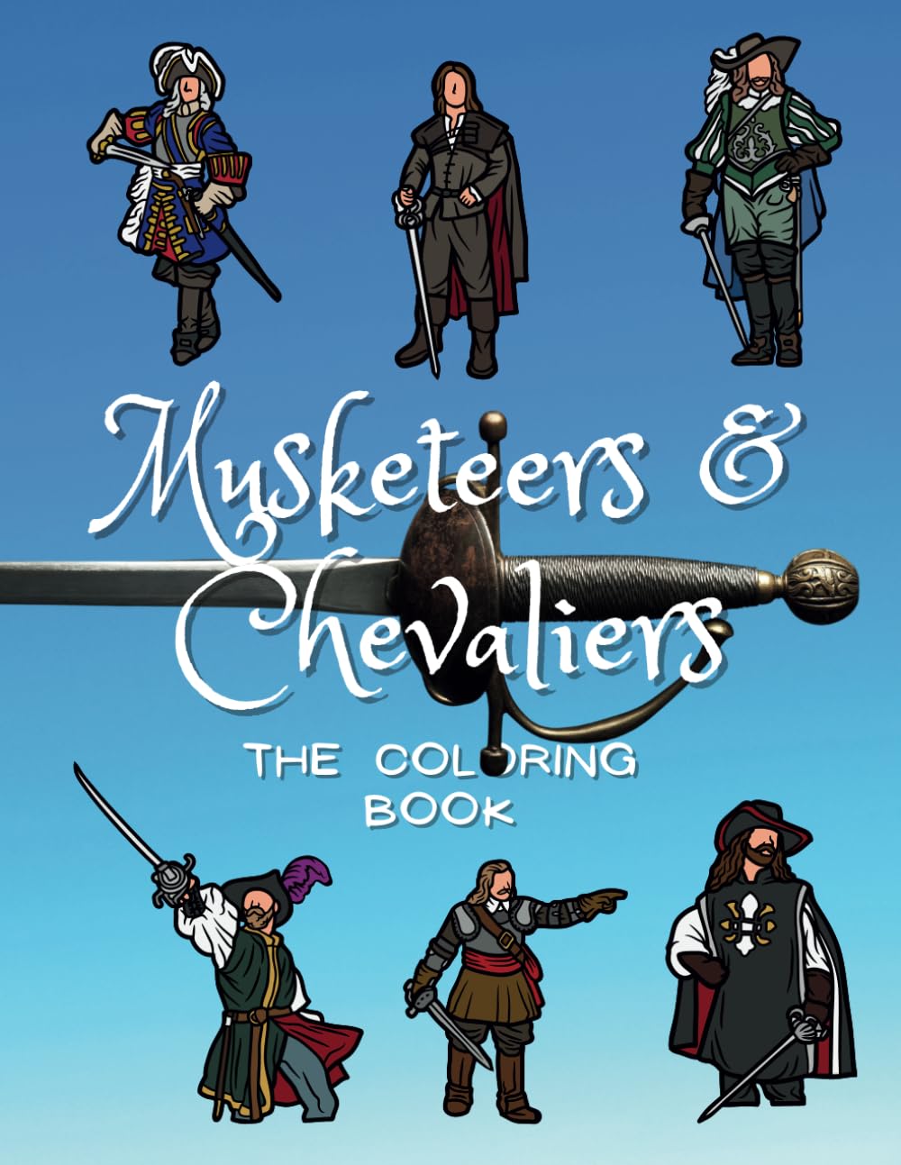 Musketeers & Chevaliers The Coloring Book: Colouring Activity Book for ...