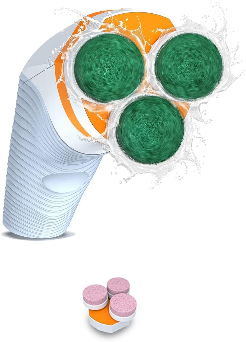 Amazon.com: Electric Spin Scrubber 80W - Electric Dish Scrubber 5 Heads ...