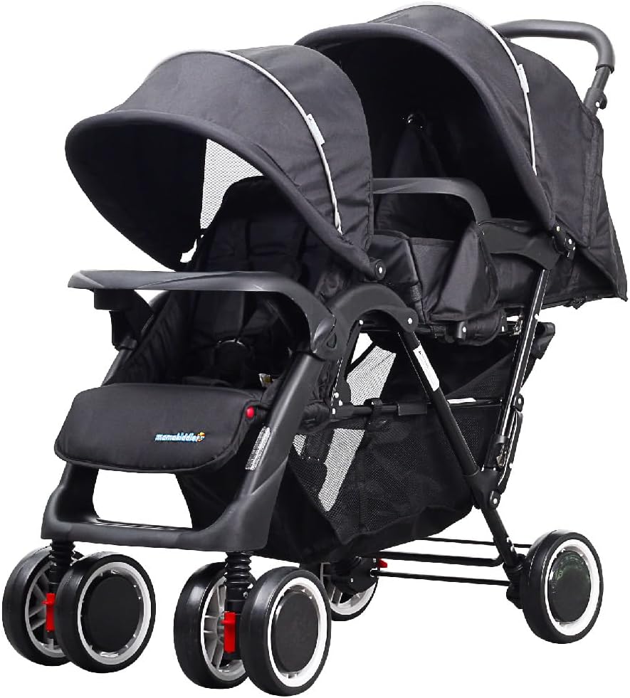 Mamakiddies Tandem Stroller Twin Pram New Born to Toddler : Amazon.com ...