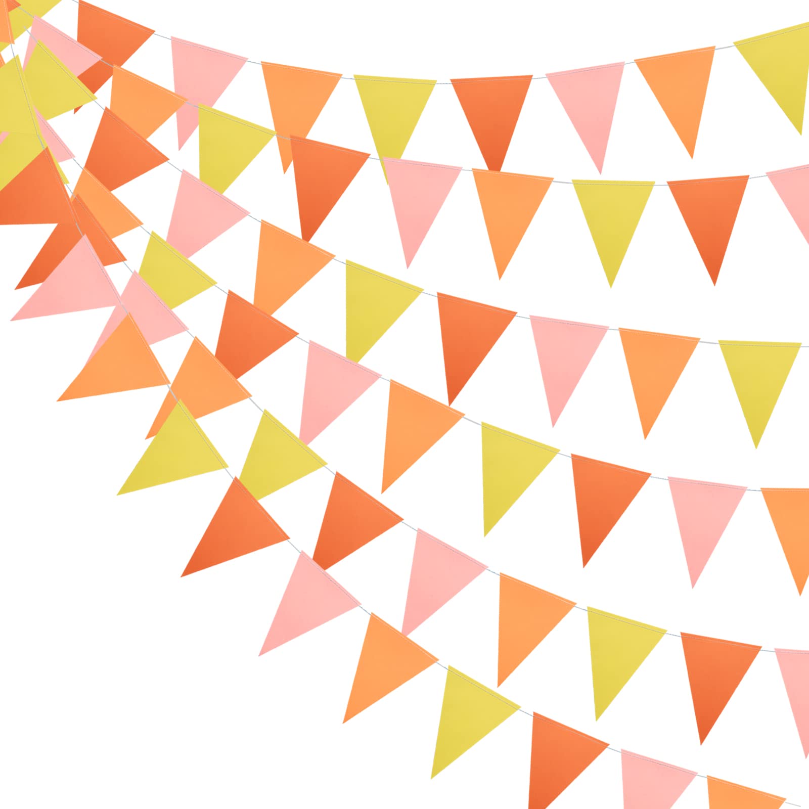 Yellow Triangle Banner Clipart