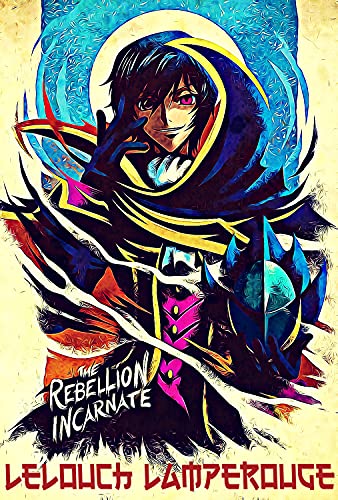 SM_GALLER® Code Geass Poster - Lelouch Lamperouge Vintage Anime Wall ...