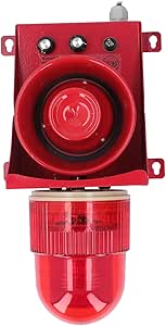 Amazon.co.jp: Xtevu Industrial Siren Alarm)40W)、130dB Loud Horn and LED ...