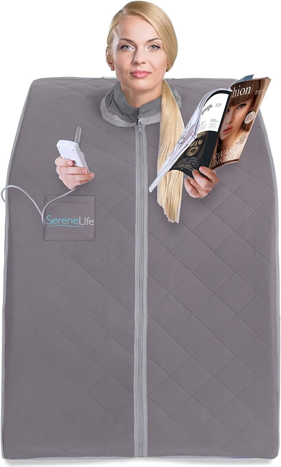 Amazon.com: SereneLife Portable Infrared Home Spa | One Person Sauna ...