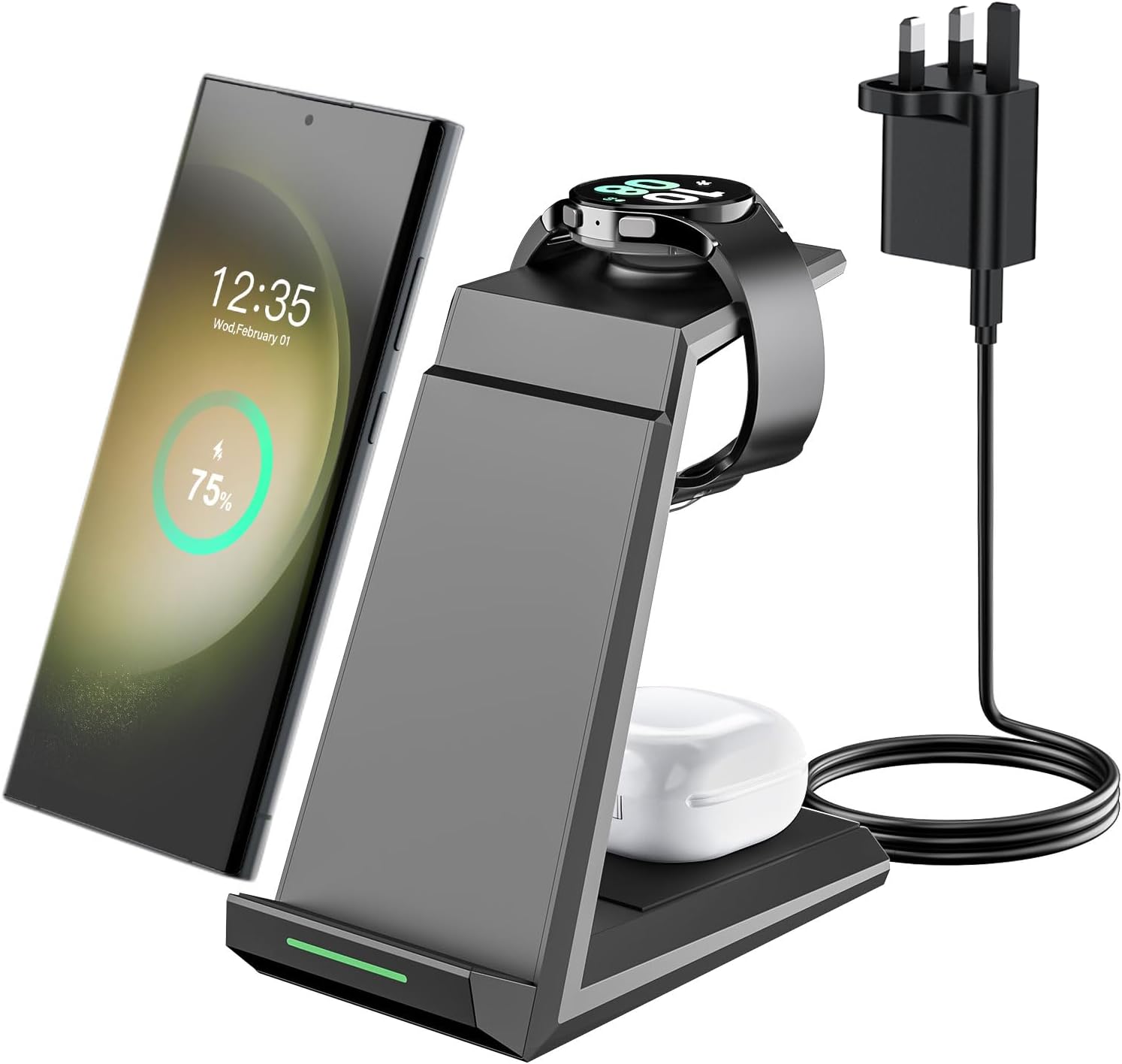 Samsung Original Wireless Charging Stand - Black: Amazon.co.uk ...