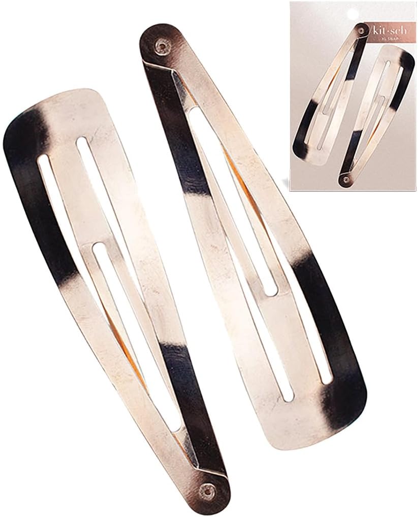 Amazon.com : Kitsch XL Snap Hair Clips | Holiday Gift Barrettes for ...