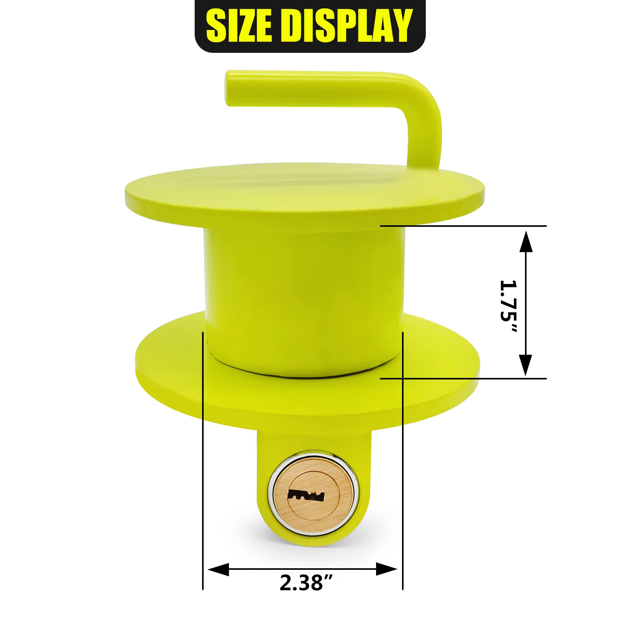 Snapklik.com : KAYCENTOP Lunette Eye Lock Tow Ring Lock For 2-1/2 To 3 ...