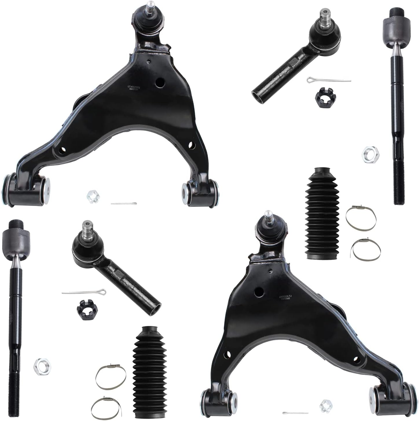 Amazon.com: Detroit Axle - 10pc Front End Suspension Kit for 2003-2009 ...