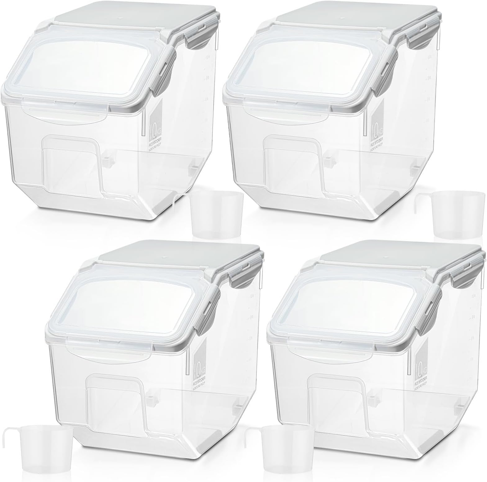 Amazon.com: Sunnyray Airtight Food Storage Container Bin Rice Grain ...