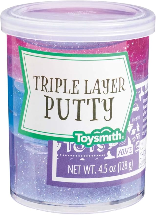 Amazon.com: Toysmith Triple Layer Putty, Multi : Toys & Games