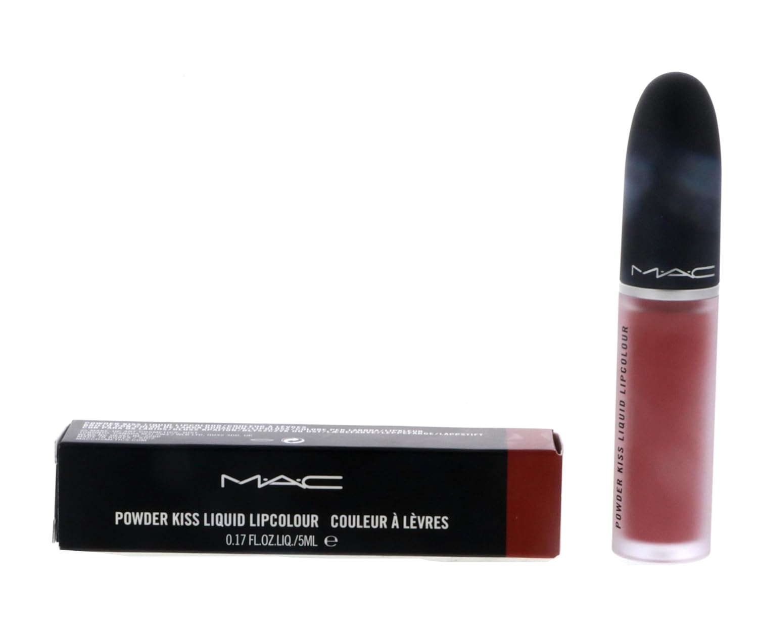Amazon.com : MAC Powder Kiss Liquid Lipcolour Lipstick - 989 Mull It ...