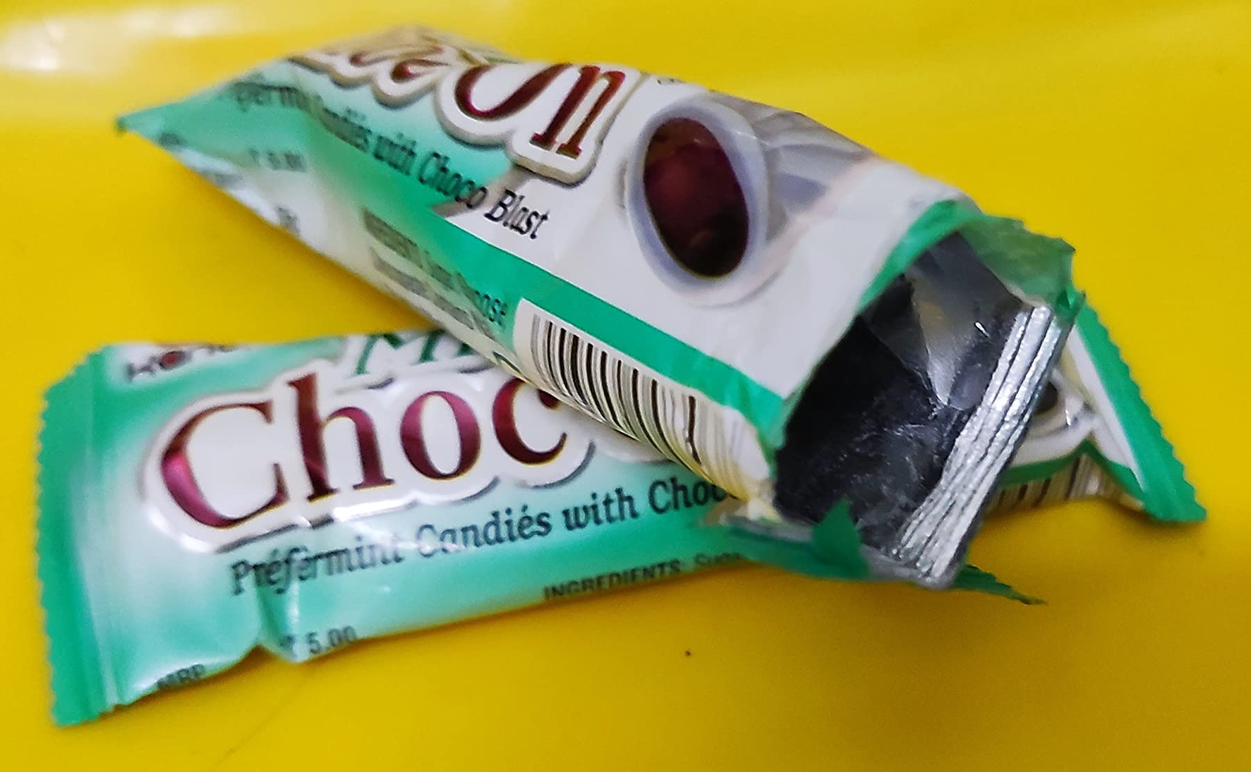 Mahak Kandiez Mint Chocon Candies Pouch 485 gm (90 + Pieces) Minty and ...