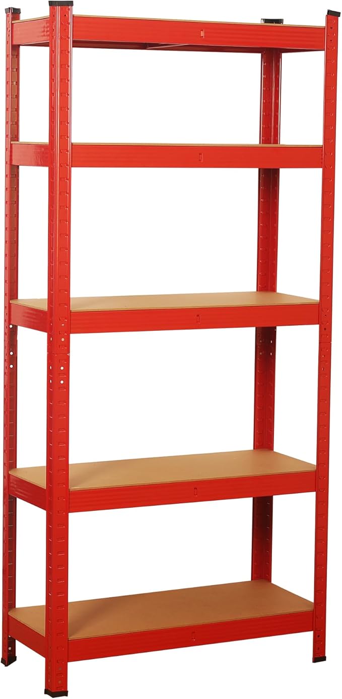 wowsubli Garage Shelving Units 5 Tier, Heavy Duty Storage Racking Shelf ...