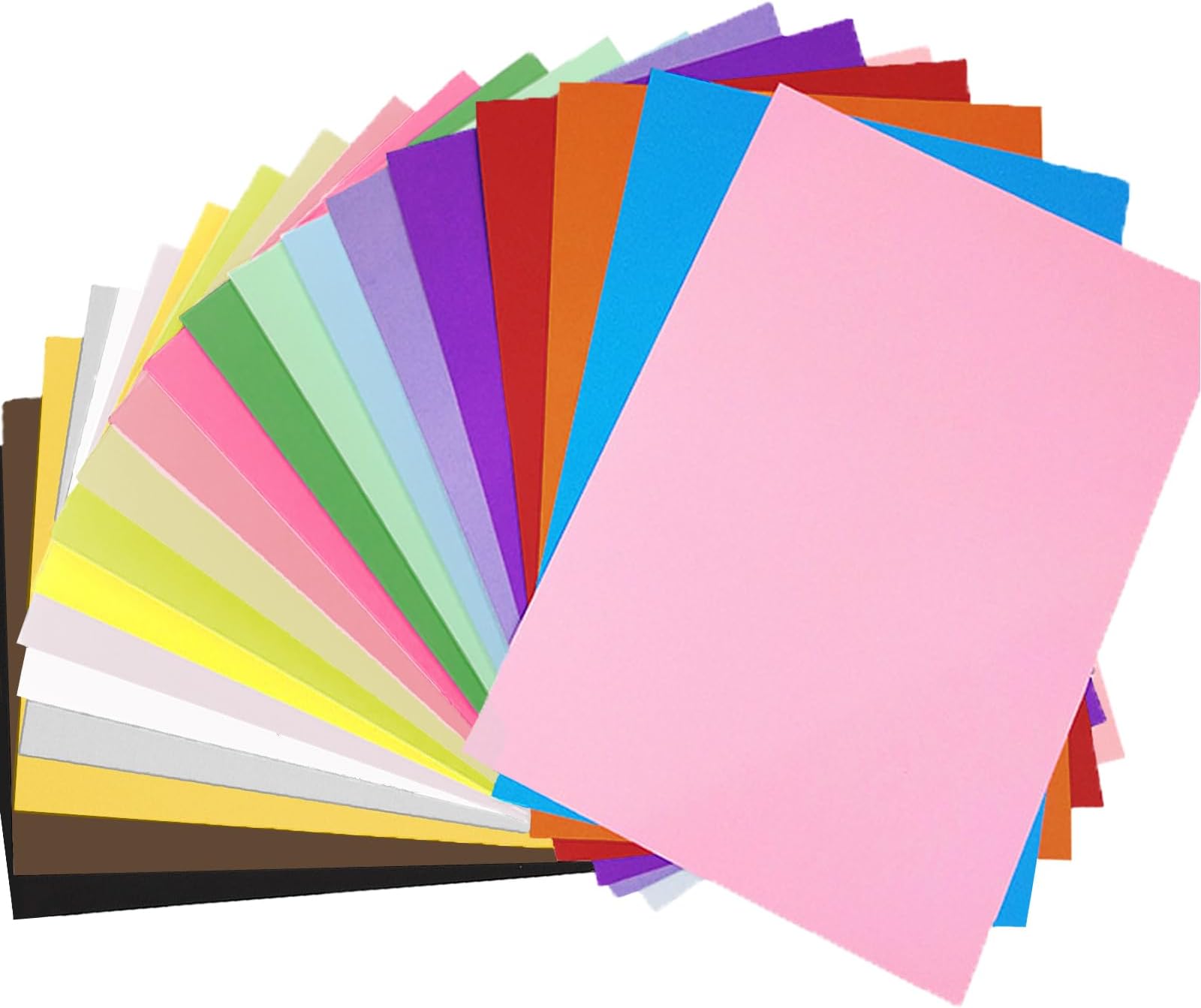 Amazon.com : Colored Lightweight Construction Paper - A4 Origami Paper ...