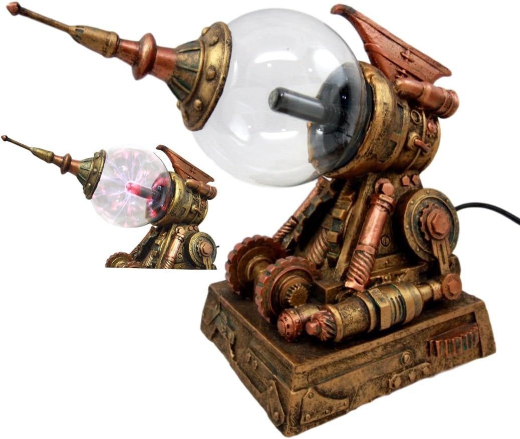 Amazon.com: Ebros Steampunk Electric Plasma Laser Static Storm Ball ...