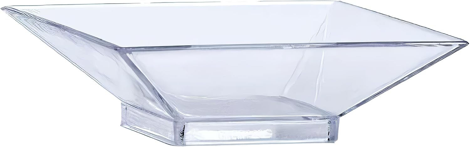Mini plato cuadrado transparente (2 onzas, paquete de 12) Platos de ...