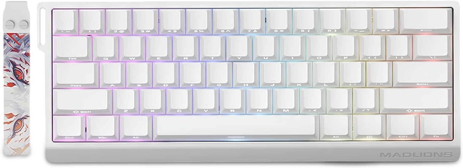 Amazon.com: Hyekit x FGG MADLIONS MAD 60 HE Limited 60% Wired Magnetic ...