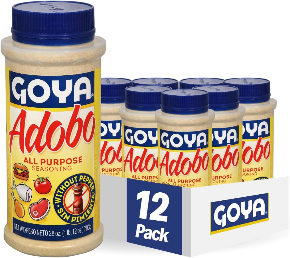 Amazon.com : Goya Adobo All Purpose Seasoning, 8 Ounces : Adobo Sauces ...