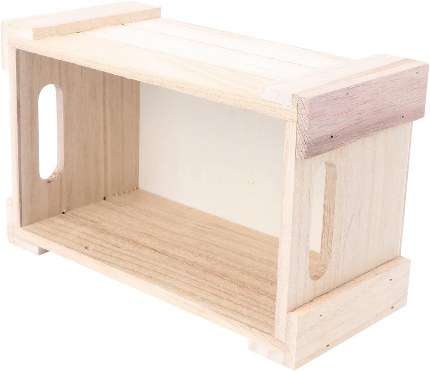 Amazon.com: FUNOMOCYA 1pc Wooden Desktop Storage Basket Wood Desk ...