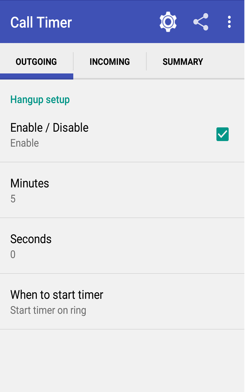 Call Timer:Amazon.com:Appstore for Android
