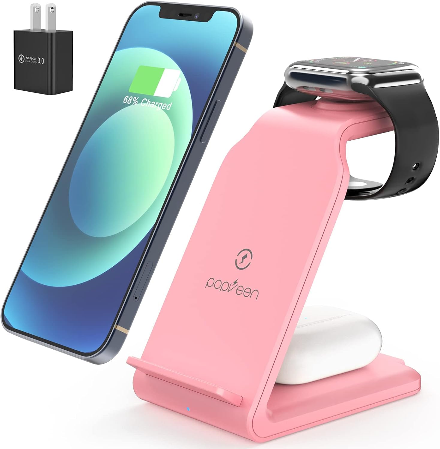 Amazon.com: Wireless Charging Station for iPhone Multiple Devices Apple ...