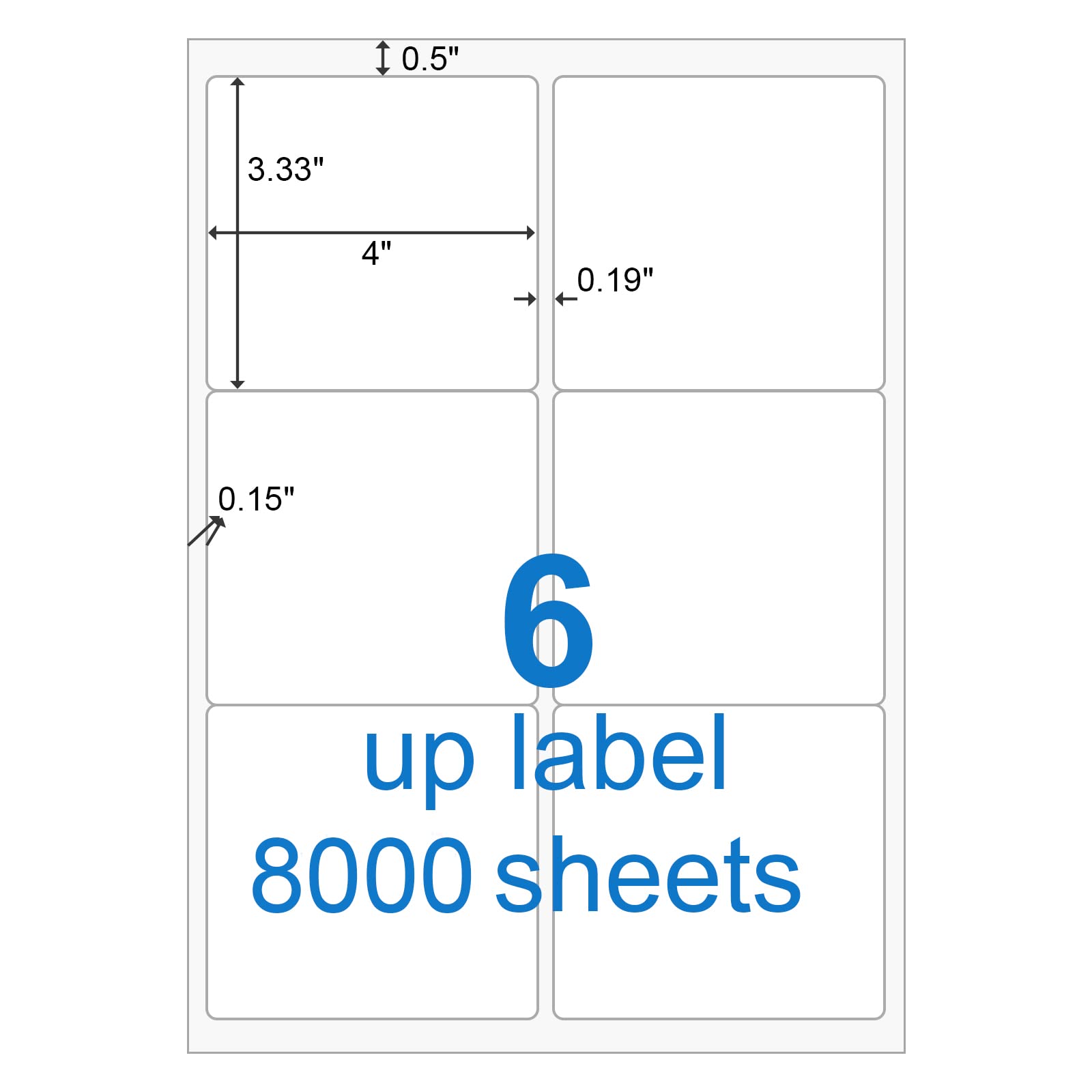 Snapklik.com : BESTEASY Sticker Labels Compatible Laser/Ink Jet ...