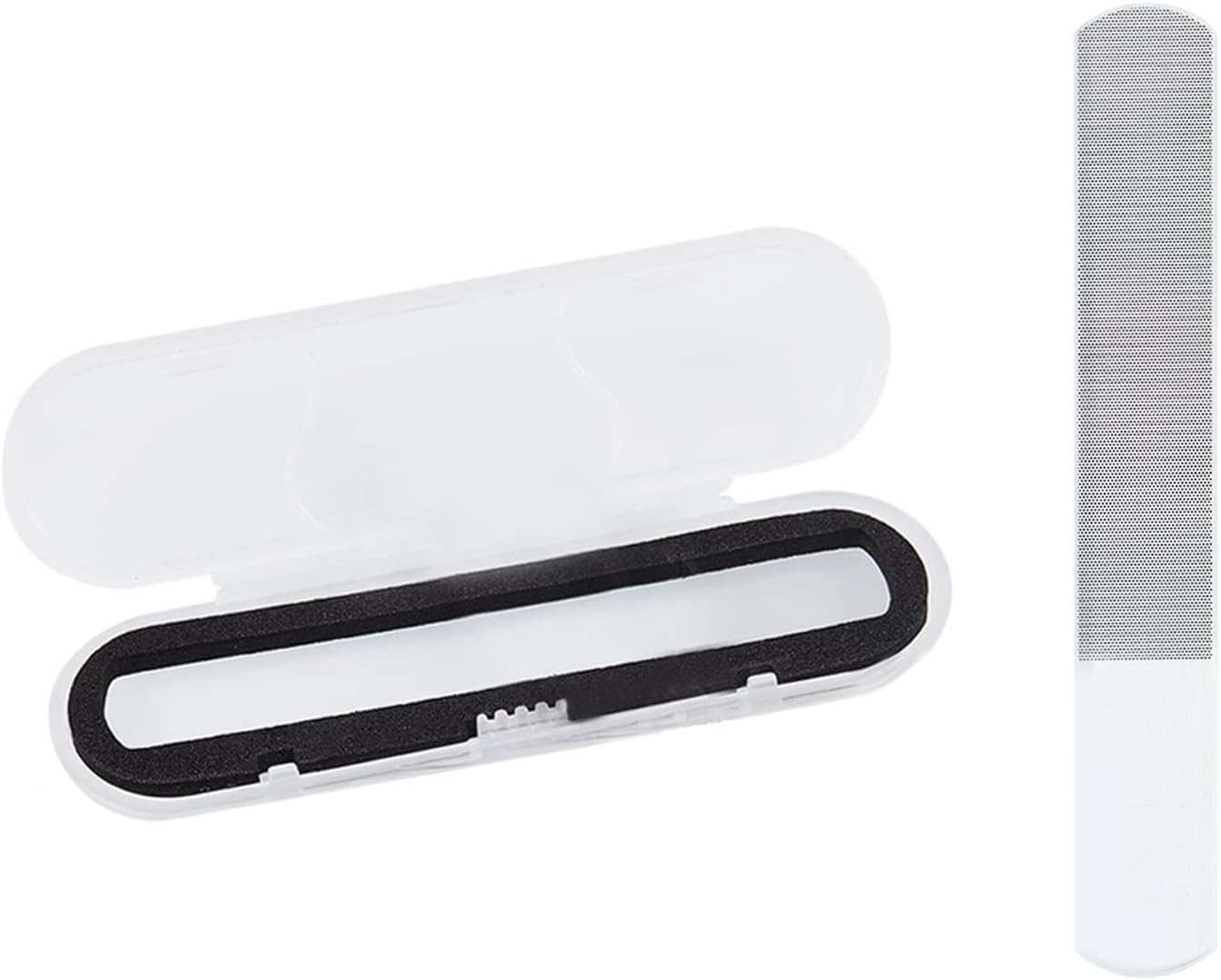 Amazon.com : Nail File Glass Nail Buffer with Storage Box Wear ...