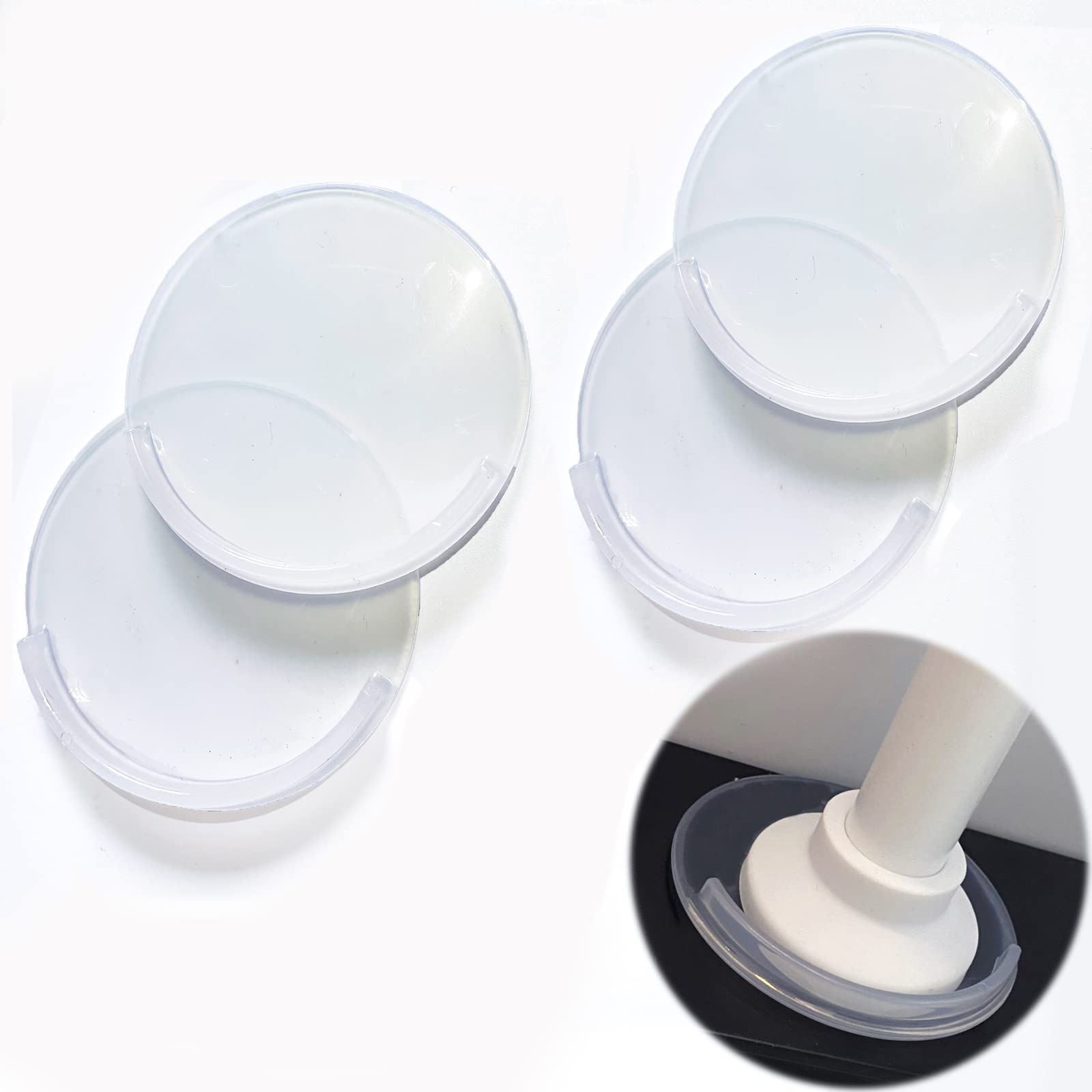 Amazon.com: Venupple Spring Tension Rod Holder, 4 Packs 2.5 Inches ...