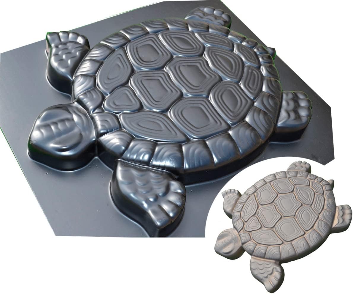 Amazon.com: SvitMolds Mold DIY Turtle Shape Stepping Stone Mold Turtle ...