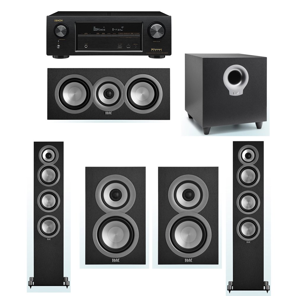 Buy ELAC Uni-Fi 5.1 System with 2 ELAC UF5 Floorstanding Speakers, 1 ...